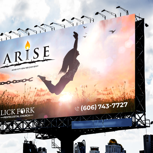 Designs | We need a bright, bold billboard for our church and addiction ...