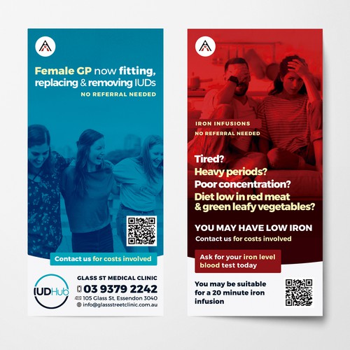 Designs | IUD Hub & Iron Infusions | Postcard, flyer or print contest