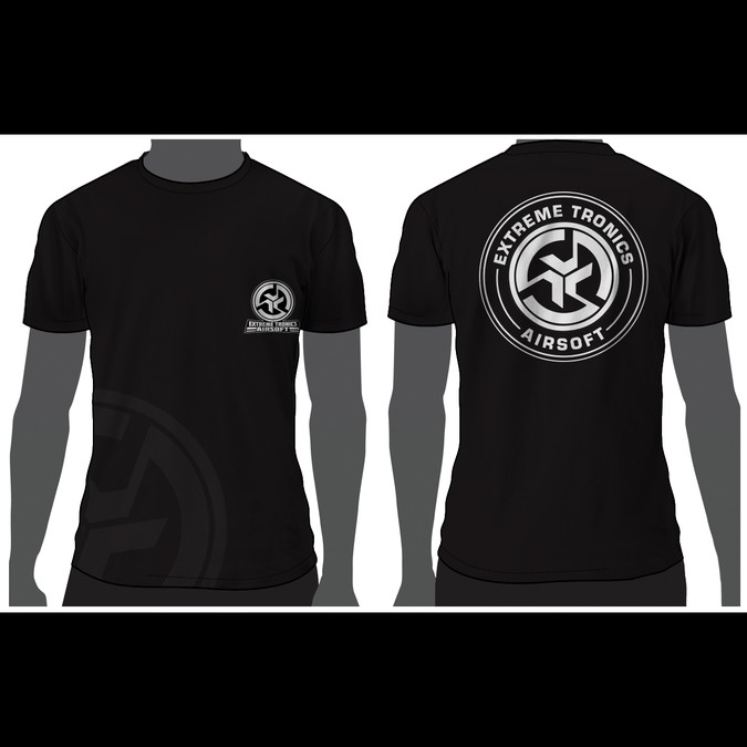 T-SHIRT DESIGN FOR EXTREME TRONICS AIRSOFT (AIRSOFT, TACTICAL GEAR ...