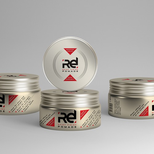 Luxury Design for RED Pomades | Product packaging contest