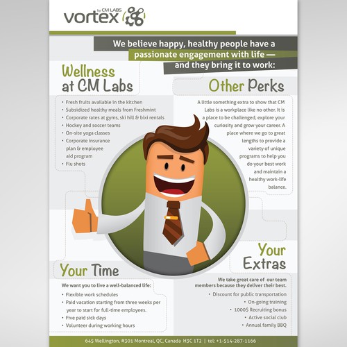 Perks and benefits brochure | Brochure contest