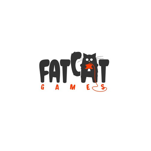 Create a Fat cat logo for Fatcat Games | Logo design contest