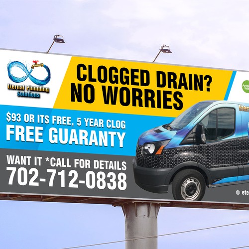design a world class billboard for a world class plumbing company ...