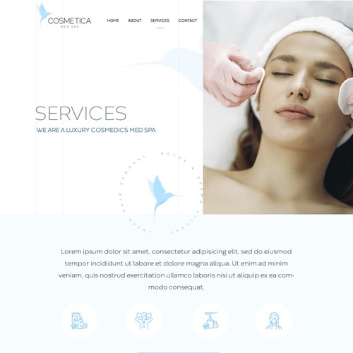Designs | MED SPA WEBSITE DESIGN | WordPress theme design contest