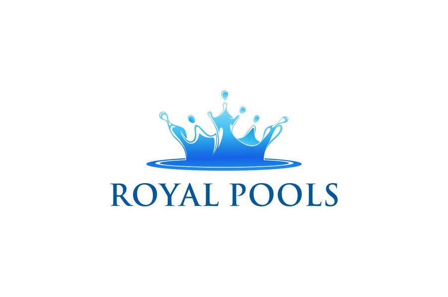 Create a crown from a splash of water for Royal Pools | Logo & business ...
