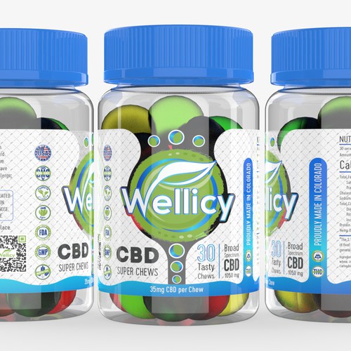 Looking for an EPIC & SEXY CBD Gummy Label Design! | Product label contest