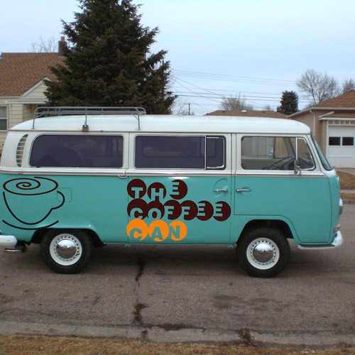 VW Bus coffee shop needs logo "The Coffee Can" | Logo design contest
