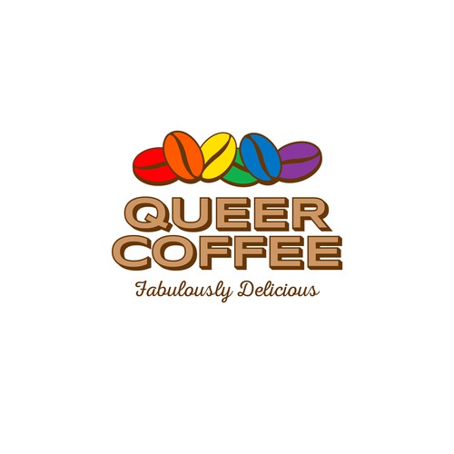 Queer Coffee Needs Logo - LGBTQ+ coffee lovers encouraged! | Logo ...