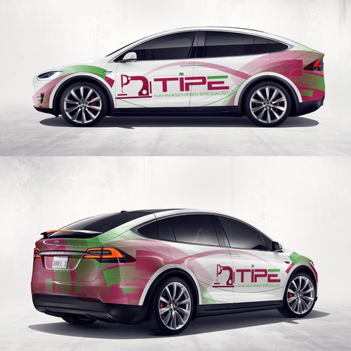 Tesla X Design Competition | Car, truck or van wrap contest