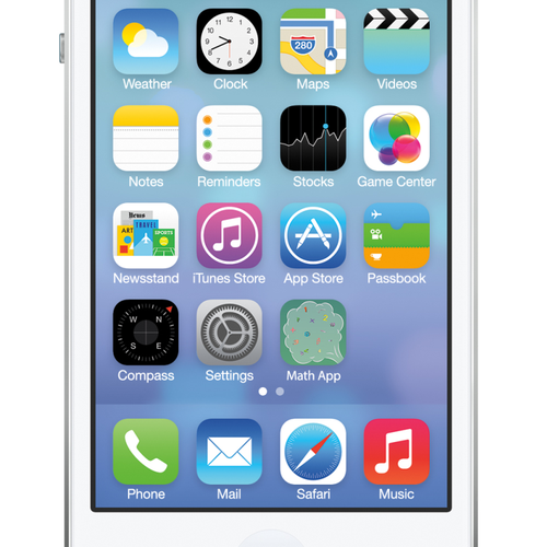 Math App Icon with Chalkboard theme | Icon or button contest