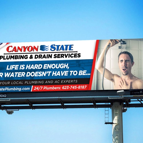 Designs | Fun Billboard Project For Plumbing Company! ~ Get Creative ...