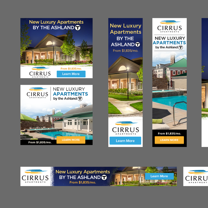 Lux Apartment Banner Ad Contest | Banner ad contest