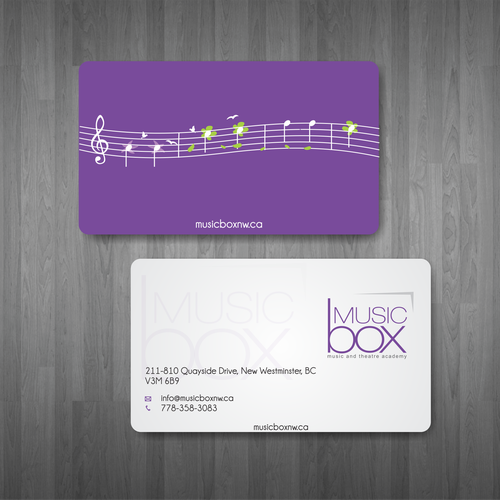 Create the next stationery for Music Box | Stationery contest