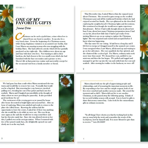 Interior Book Design (4 page spread) for New Women’s Devotional | Print ...