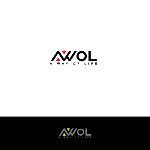 Create a bold brand logo for a fashion label AWOL (a way of life ...