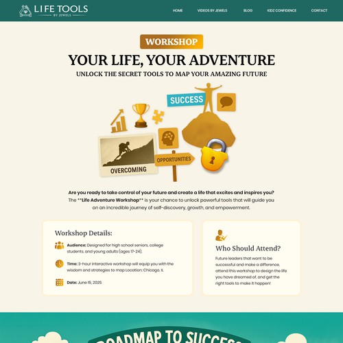 Designs | Fun Web Design - Life Tools by Jewels | Web page design contest