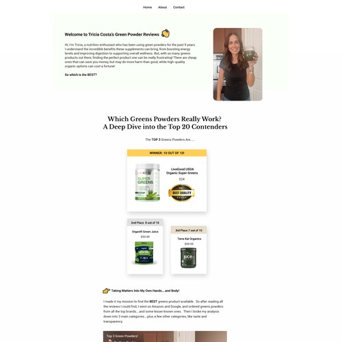 Designs | NEW - ***GUARANTEED PRIZE*** Blog Review Style Landing Page ...