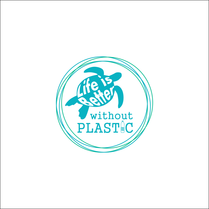 Design a refreshing logo to create awareness around plastic pollution ...