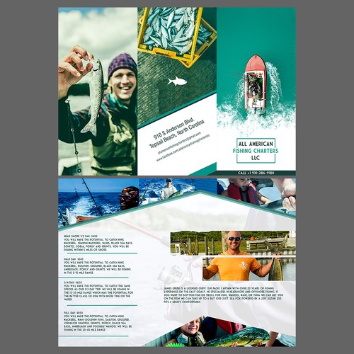 Charter fishing! Get creative | Brochure contest