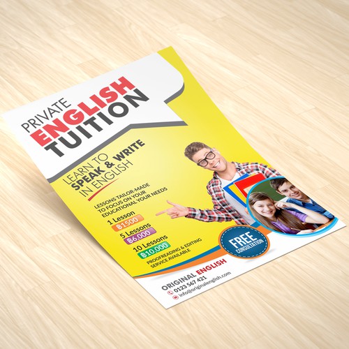 Private Tutoring Flyer