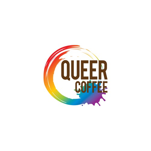 Queer Coffee Needs Logo - LGBTQ+ coffee lovers encouraged! | Logo ...