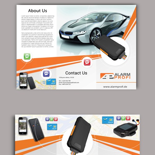 GPS Tracker consumer product brochure needed | Postcard, flyer or print ...