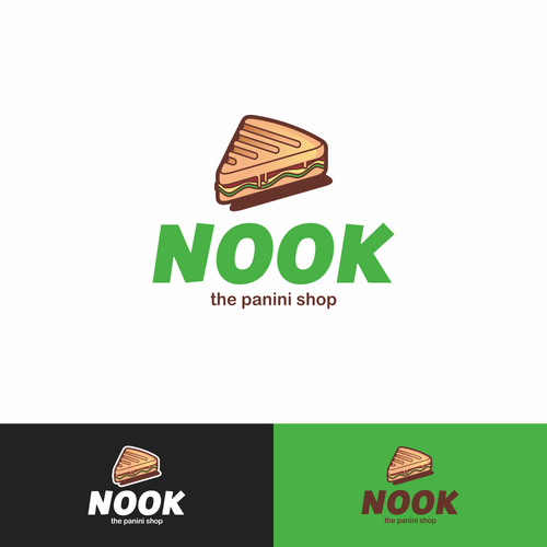 Create a modern, playful illustration for Nook (the Panini Shop ...