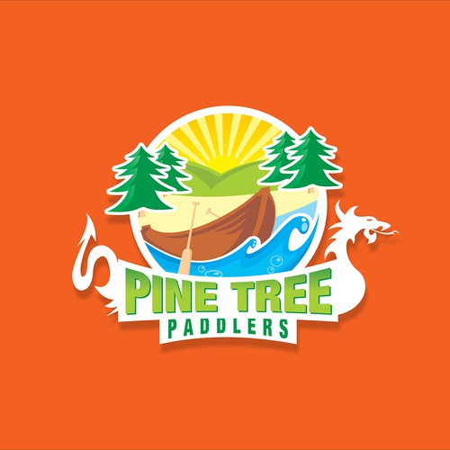 Pine Tree Paddlers Logo | Logo design contest