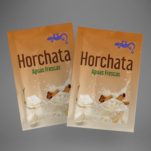 Horchata beverage label | Product label contest