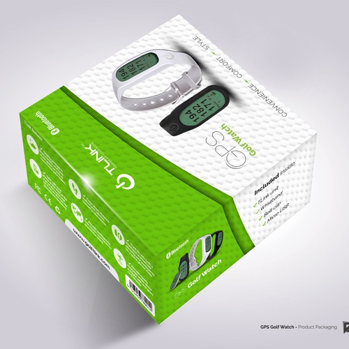 Designs | Create modern product packaging for GPS Golf Watch | Product ...