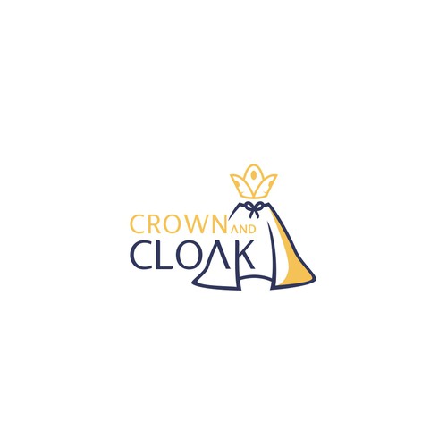 Designs | Design a simple, fun, & creative crown and cloak logo ...