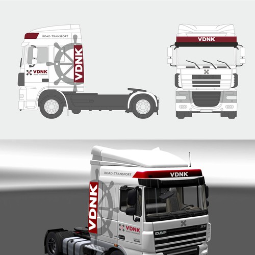vehicle wrap DAF trucks | Car, truck or van wrap contest