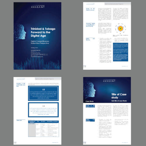Report Template in Word Format | Brochure contest