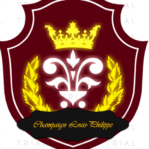 Prestigious CHAMPAGNE Brand - Logo design - Champagne Louis-Philippe ...