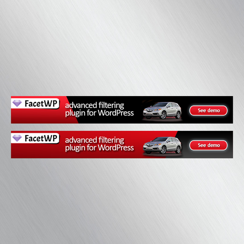 Create a 728x90 banner ad for FacetWP | Banner ad contest