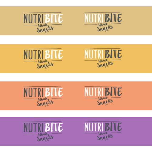 Design a trendy logo for a health snack company "NutriBite" | Logo ...