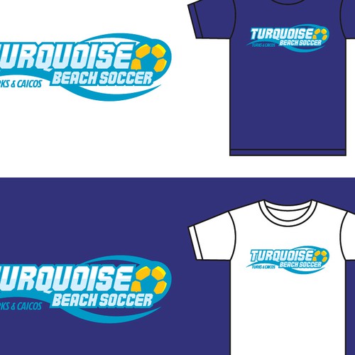 Create a brand image for Beach Soccer in the Turks and Caicos Islands ...