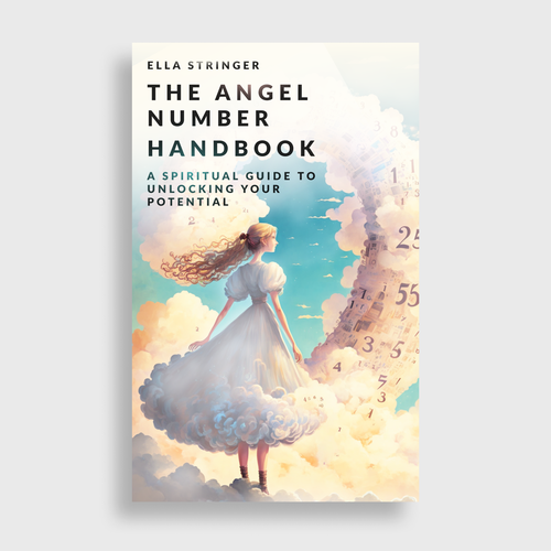Designs | Ebook cover for book on angel numbers | Book cover contest