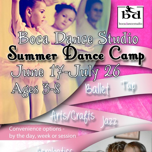 Designs | New postcard or flyer wanted for Boca Dance Studio | Postcard ...