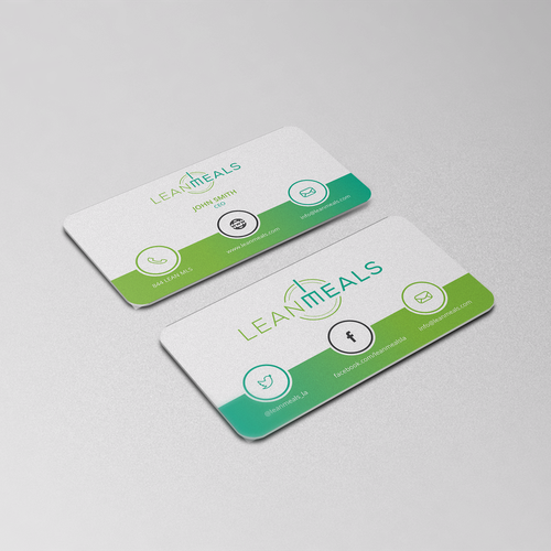Designs | Lean Meals Business Cards | Business card contest