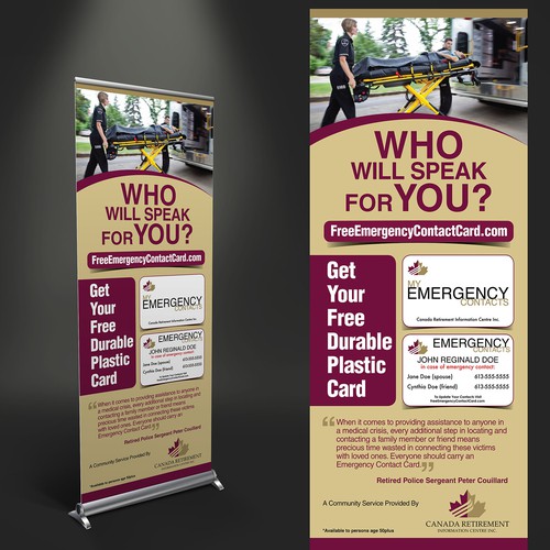 ECC Display Banner | Signage contest