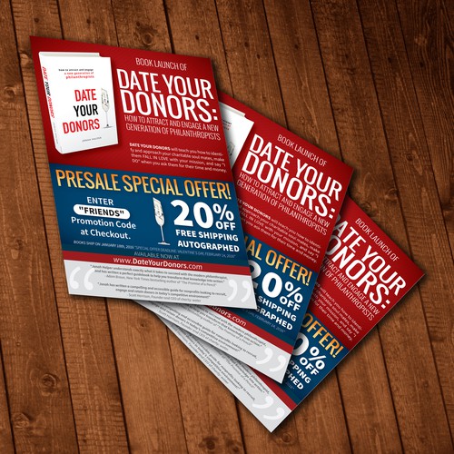 Flyer Promo for my Book Launch | Postcard, flyer or print contest