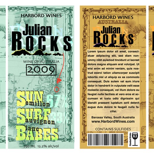 WIne Brand and Front & Back Labels (Two wine teirs) | Print or ...