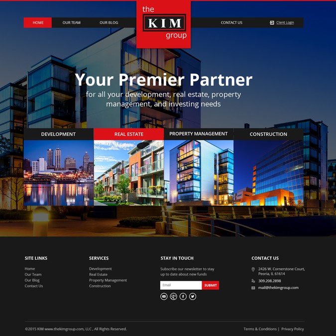 Create innovative, edgy web design for TKG! | Web page design contest