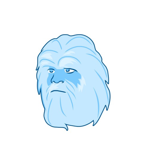 Vector illustration of Yeti face for winter apparel company | Character ...