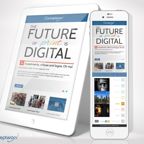 Create a unique blog page layout to wow anyone that uses it. | Web page ...