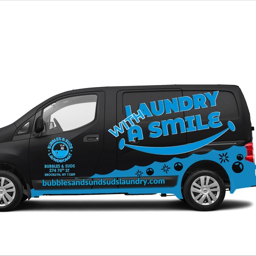 Designs | Laundromat Van design | Car, truck or van wrap contest