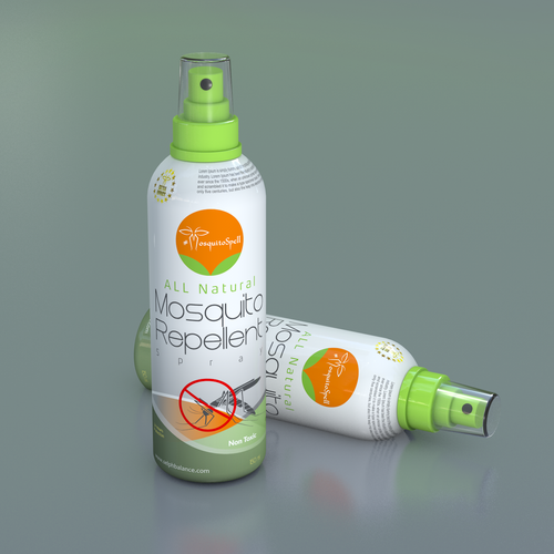Please Create a Label of a ALL Natural Mosquito Repellent Spray ...
