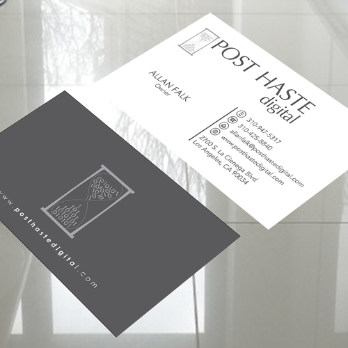 Hollywood Post Production Company Business Cards | Business card contest