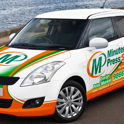 Designs | White Suzuki Swift Wrap | Car, truck or van wrap contest